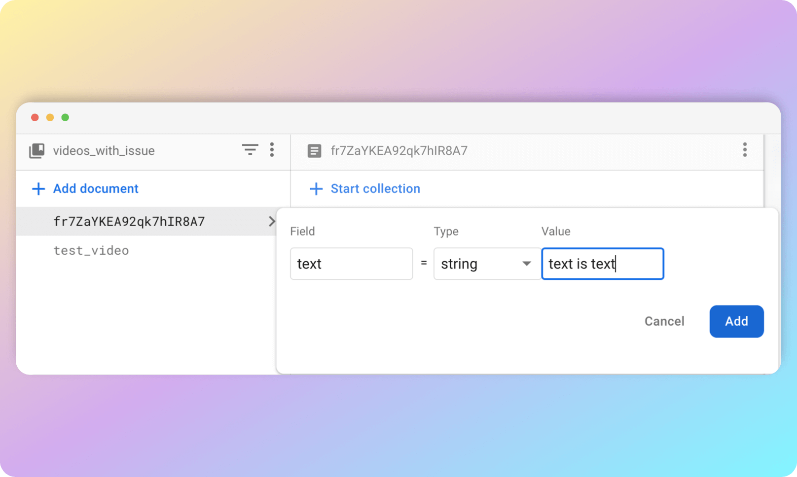 Firestore GUI: How to Refine Data Management?